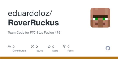 GitHub Eduardoloz RoverRuckus Team Code For FTC Stuy Fusion