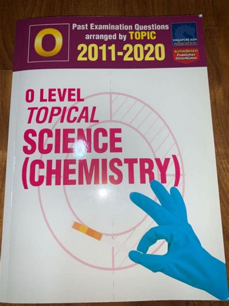 O Level Science Chemistry Topical Tys 2011 2020 Answer Key Hobbies