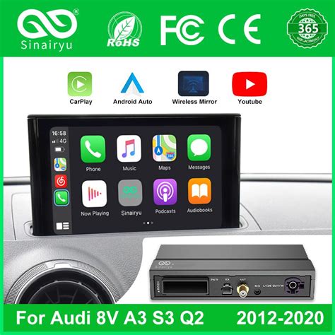 Wireless Apple Carplay Android Auto Interface For Audi A3 Mib1 Mib2 Mib