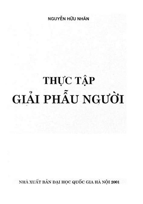 SOLUTION: Thuc tap giai phau nguoi - Studypool