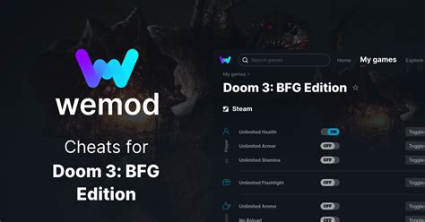 Doom 3 BFG Edition Cheats Trainers For PC WeMod