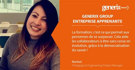 Generix Sur Linkedin Apprenante Elearning Savoir Formation