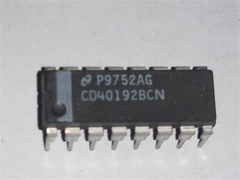 Jual IC CD40192BCN CD 40192 BCN Synchronous 4 Bit Up Down Decade