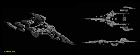 Spaceship Kitbash Pack Superhive Formerly Blender Market