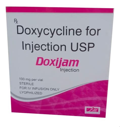 100mg Doxijam Doxycyline USP Injection At Best Price In Mumbai ID 24874524991