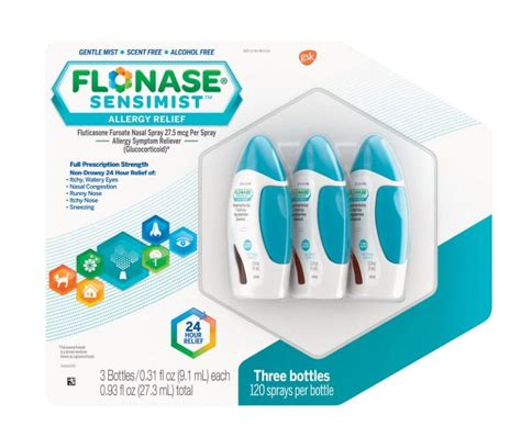 Flonase Sensimist Allergy Relief Nasal Spray 360 Metered Sprays