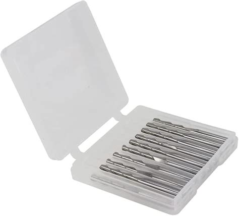 Qinggw 10 Stücke 3175mm Schaft Kugelkopf Schaftfräser Set Hartmetall