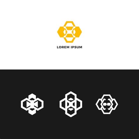 Premium Vector Geometric Shape Logo Design Bundle