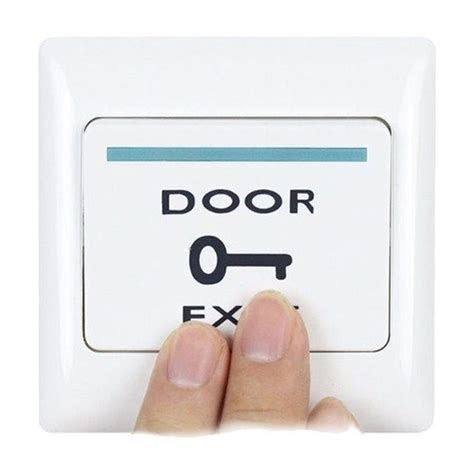 White Switch Exit Button Switch Access Switch Access Control System