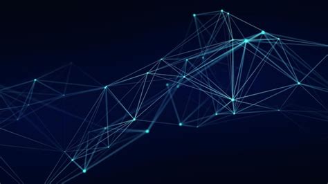 premium vector network connection structure digital background with
