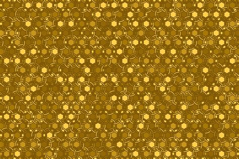 Abstract Gold Geometric Seamless Pattern Design Modern Luxury Background With Golden Circle
