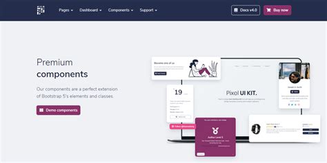 Bootstrap Template Pixel PRO