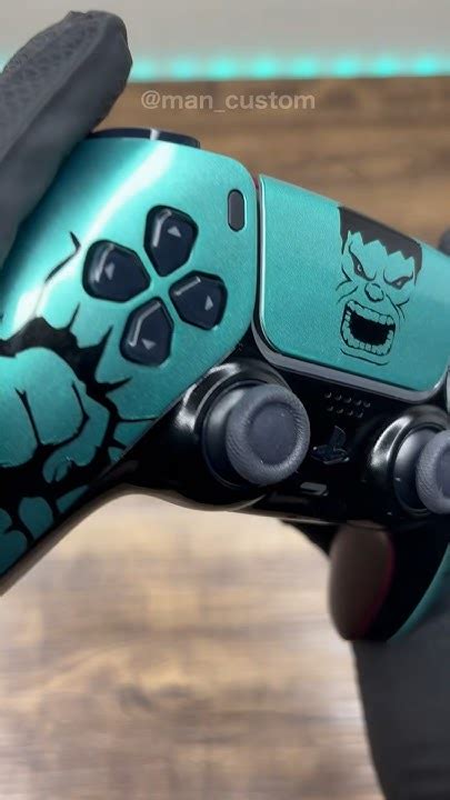 Custom Playstation5 Controller For Hulk Marvel Avengers Youtube