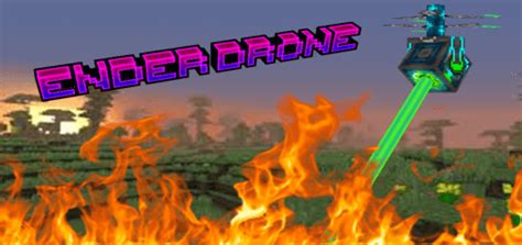 Ender Drone Remote Combat Drone Minecraft Addon