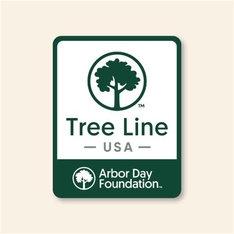 Tree Line USA Decal Arbor Day Foundation