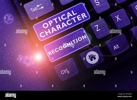 Hand Writing Sign Optical Character Recognition Business Concept The Identification Of Printed