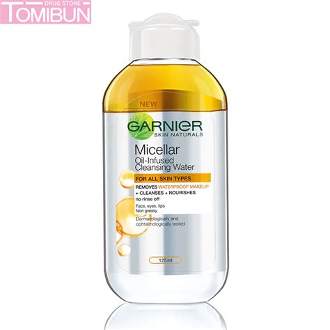 Nước Tẩy Trang Garnier Làm Sạch Sâu Lớp Trang Điểm Micellar Oil Infused Cleansing Water ml