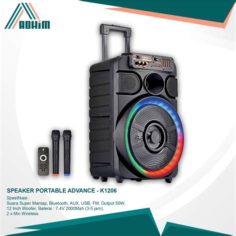 Jual Speaker Meeting Portable Advance K 1206 12 Inch Shopee Indonesia
