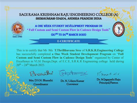 Thribhuvanasree Thadikonda On Linkedin Cadence Ece Workshop Sdp