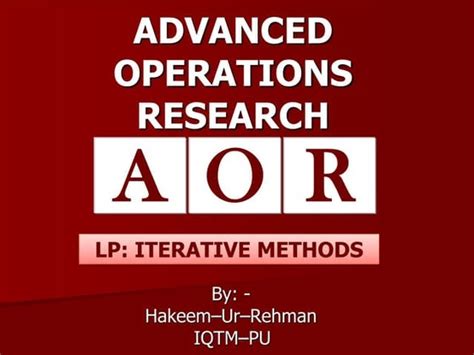 Big M Method Pdf