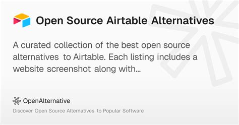 10 Best Open Source Airtable Alternatives 2025