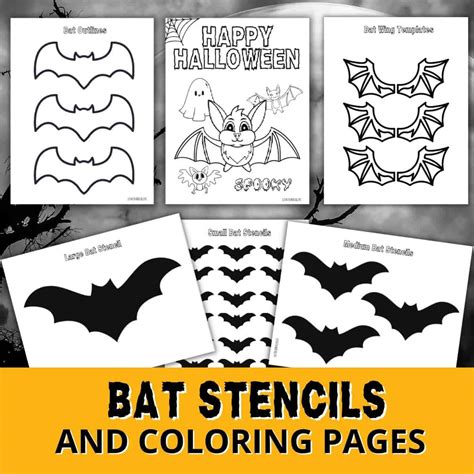 Free Printable Bat Template Stencil For Halloween Crafts ⋆ Love Our
