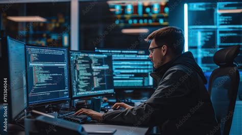 Poster Ethical Hacker Identifying System Vulnerabilities Wall Art Ukposters