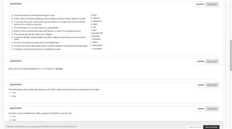 Solved QUESTION Points Save Answer The Small Points Of Chegg