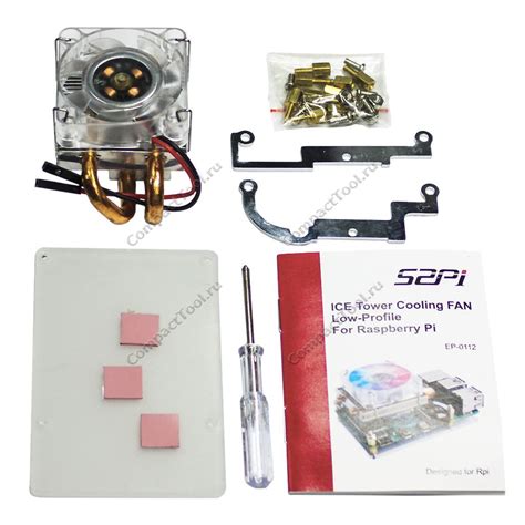 Ice Tower Cooling Fan 52pi Кулер низкопрофильный для Raspberry Pi 4 купить оптом и в розницу в