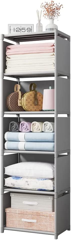 Versatile 3 Cube Storage Organizer Shelves For Bedroom Closet Space Saving 4 Layer Bookshelf