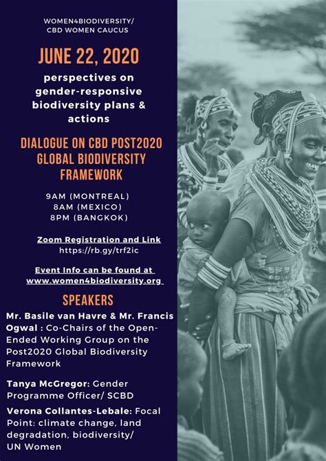 Dialogue On Cbd Post 2020 Global Biodiversity Framework Perspectives