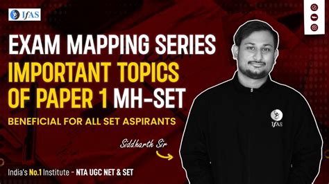 Most Important Topics Of Ugc Net Paper 1 Mh Set Exam Mapping Series Ifas Youtube