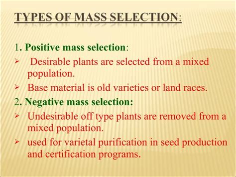 Breeding Self Pollinated Crops Ppt Agriculture Industries