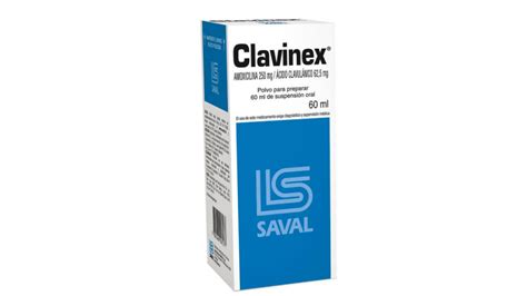 NIBITHA CLAVINEX AMOXICILINA ACIDO CLAVULANICO MG X ML