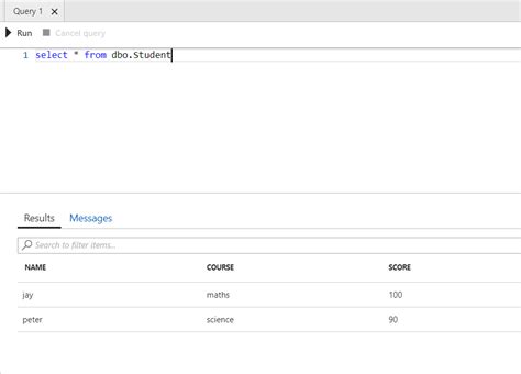 Nodejs Invalid Object Name Dbotbluser After Running Sqlazure