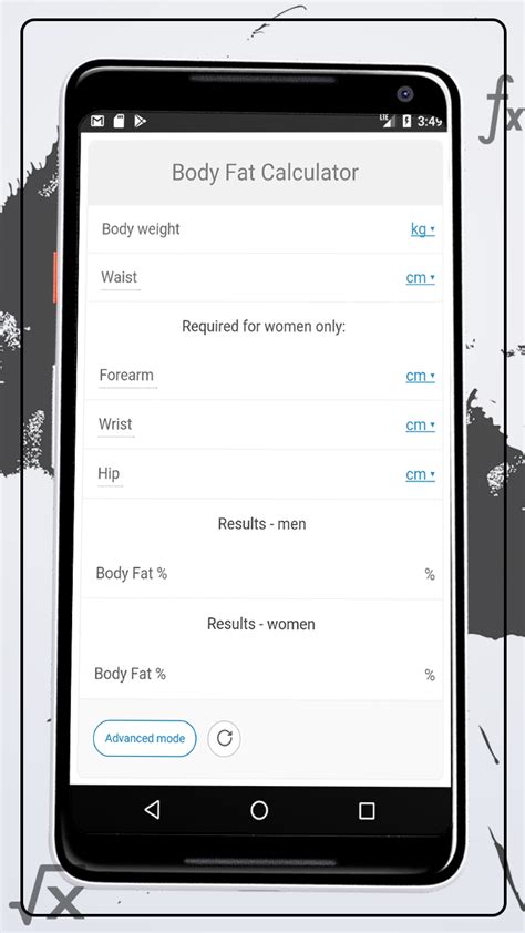 Body Fat Calculator Aplicativo Na Amazon Appstore