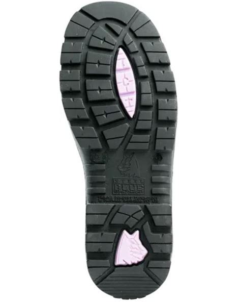 Steel Blue Womens Hobart 6 Water Resistant Work Boots Steel Toe Black