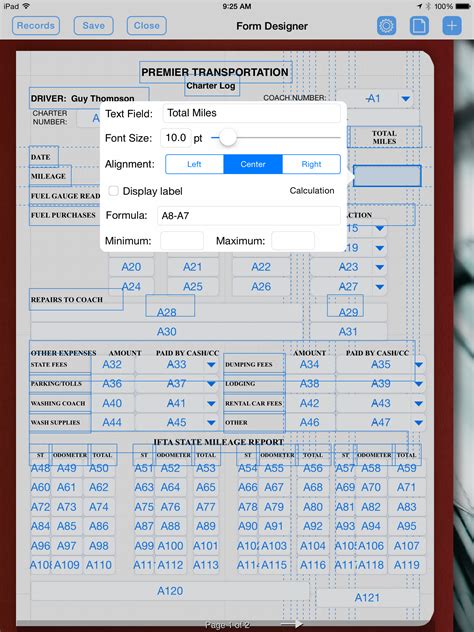 Using FormConnect Pro To Calculate Mileage