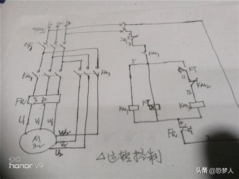 由三隻接觸器完成的Y 降壓啟動自動控制電路 每日頭條