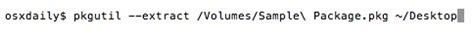 Show Package Contents Unavailable Extract Pkg Files Without Installing Them