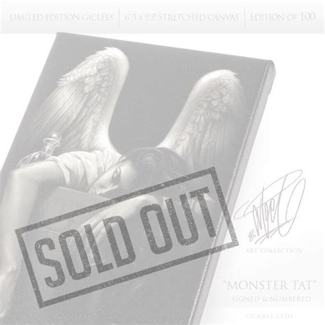 Og Abel Fallen Angel 65x95 Stretched Canvas