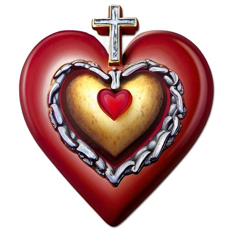 Download Christian Sacred Heart Png Yyq10
