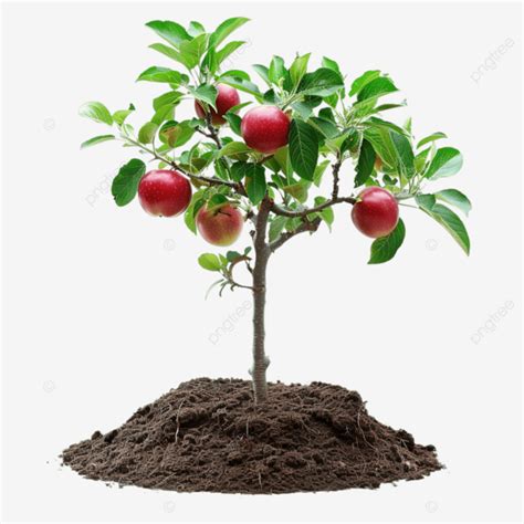 스스로 사과나무 키우기 2d 캐릭터 은유 Png 일러스트 및 이미지 에 대한 무료 다운로드 Pngtree