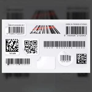China Customized Custom Variable Data Barcode Label Printable