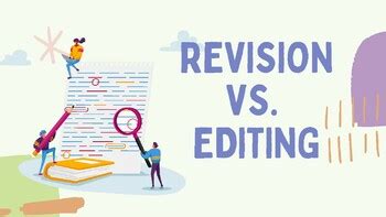 Revision Vs Editing PDF Slides By Marley Van De Mortel TPT