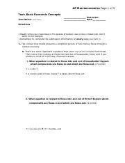 Understanding Economic Concepts Circular Flow Model Course Hero