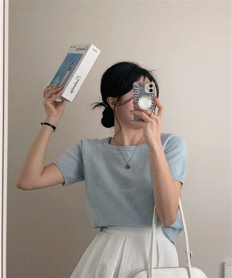 몽그라미 [9color 여리여리핏] 나폴리 부드러운 스퀘어넥 유넥 봄 반팔 니트