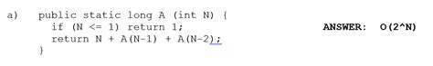 Solved A Public Static Long A Int N If N