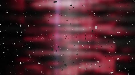 animation of falling confetti over red background premium stock video