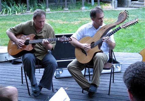 Harp Guitars At Alex Degrassis Workshop